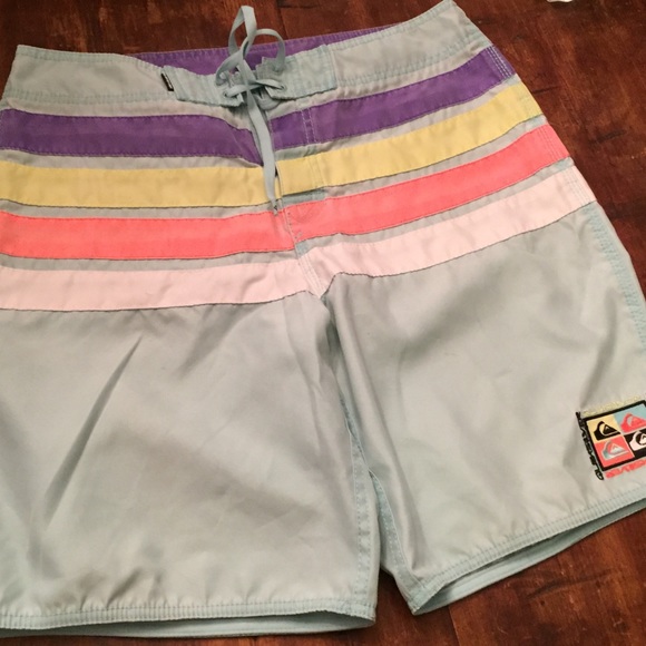 Quiksilver | Swim | Retro Mens Quicksilver Swim Trunks Size M | Poshmark